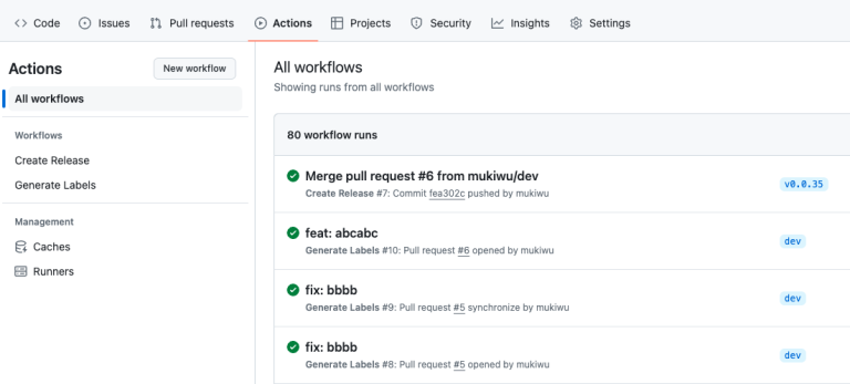 如何使用 GitHub 的 Actions 自動產生 Release 文件 – MUKI space*