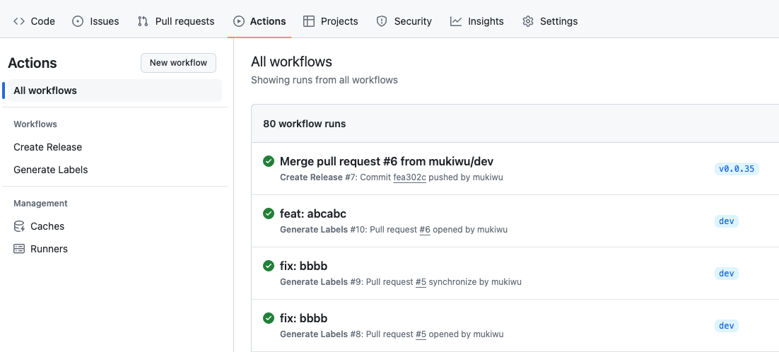 如何使用 GitHub 的 Actions 自動產生 Release 文件 – MUKI space*