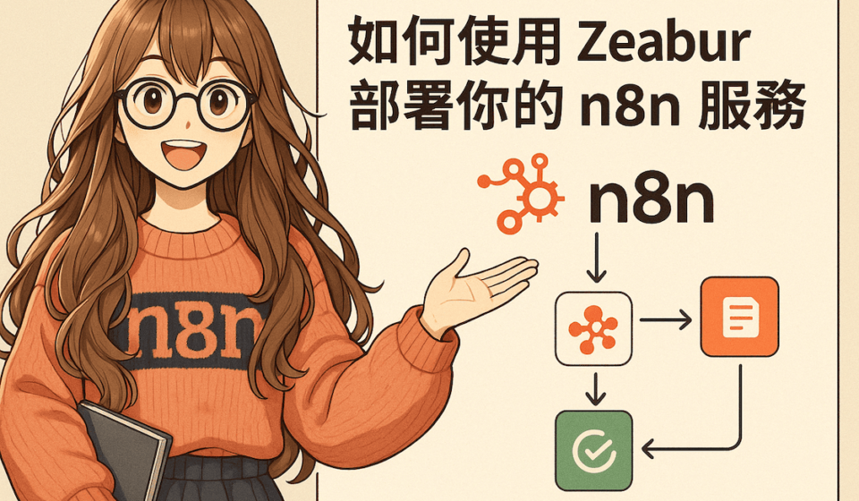 如何使用 Zeabur 部署你的 n8n 服務 – MUKI space*