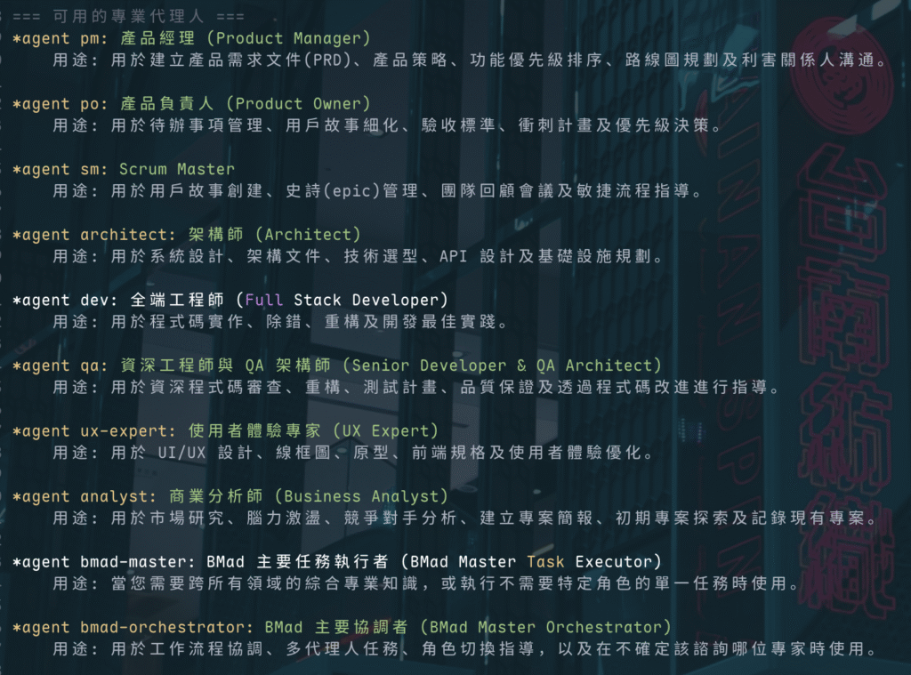 使用 BMad-Method 幫你打造一支免費的 AI Agent 開發團隊 – MUKI space*